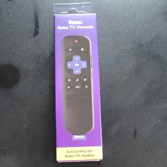 Roku | Media | Roku Remote With Black And Purple Design | Poshmark